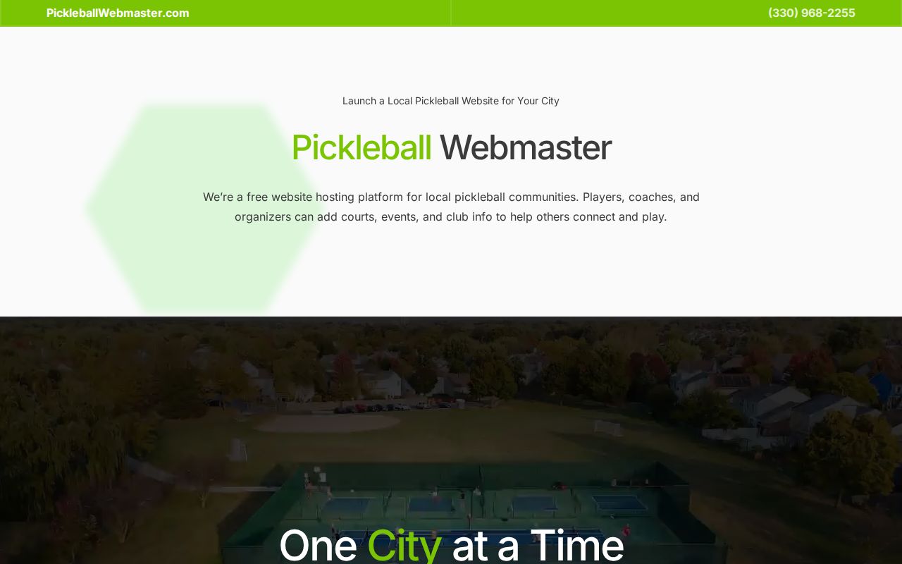 Website Hosting Platform for Local Pickleball Communities | Pickleball ...